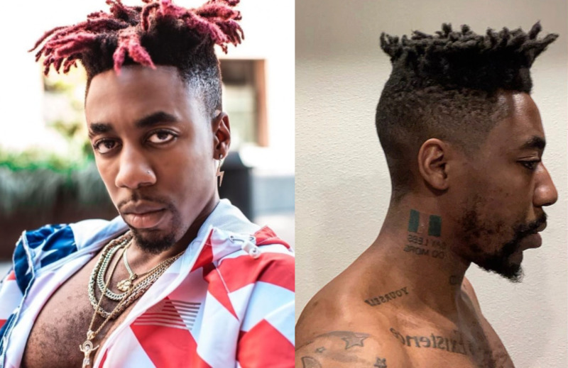 Canadian Rapper, Dax Under Fire For Tattooing The Nigerian Flag On His Neck
